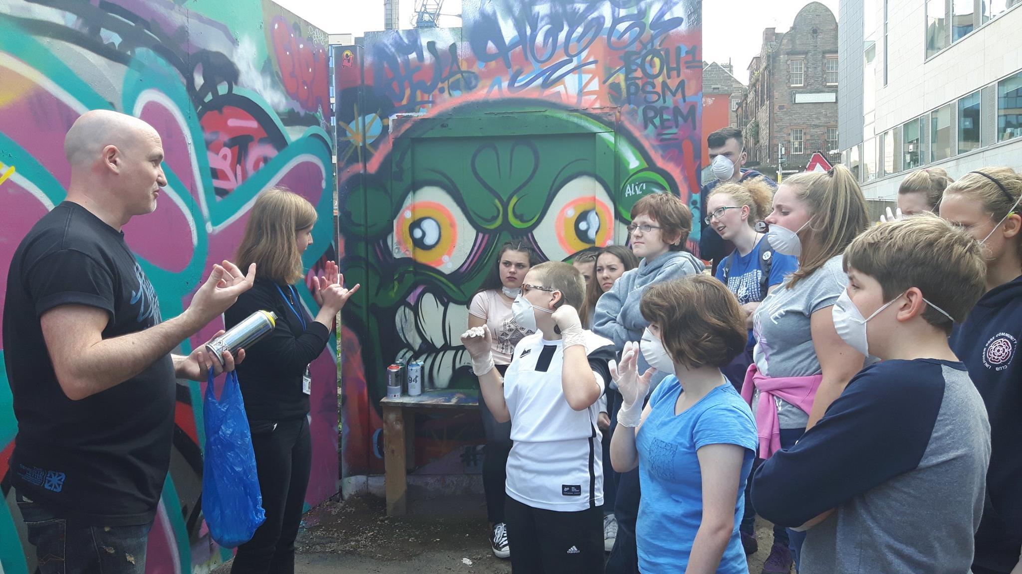 Graffiti Workshops, Street Art Workshops Scotland | Spectrum Arts
